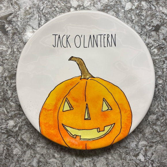 Rae Dunn | Dining | Rae Dunn Jack Olantern Plate | Poshmark